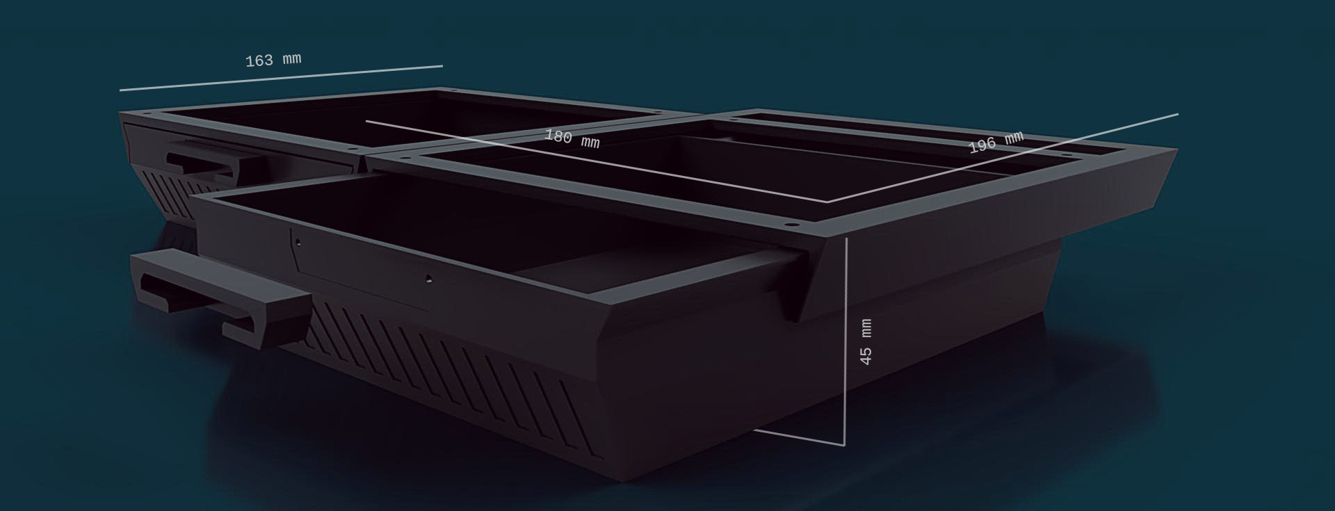 Under desk drawer by szymon lida | Download free STL model | Printables.com