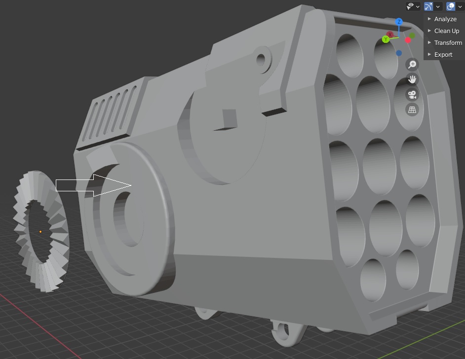 Battery Missile Launcher Remix by Micklen | Download free STL model ...