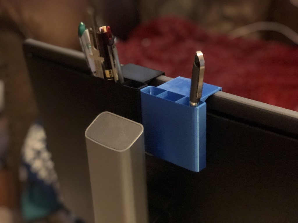 Monitor Pen Cup by ToyMaker | Download free STL model | Printables.com