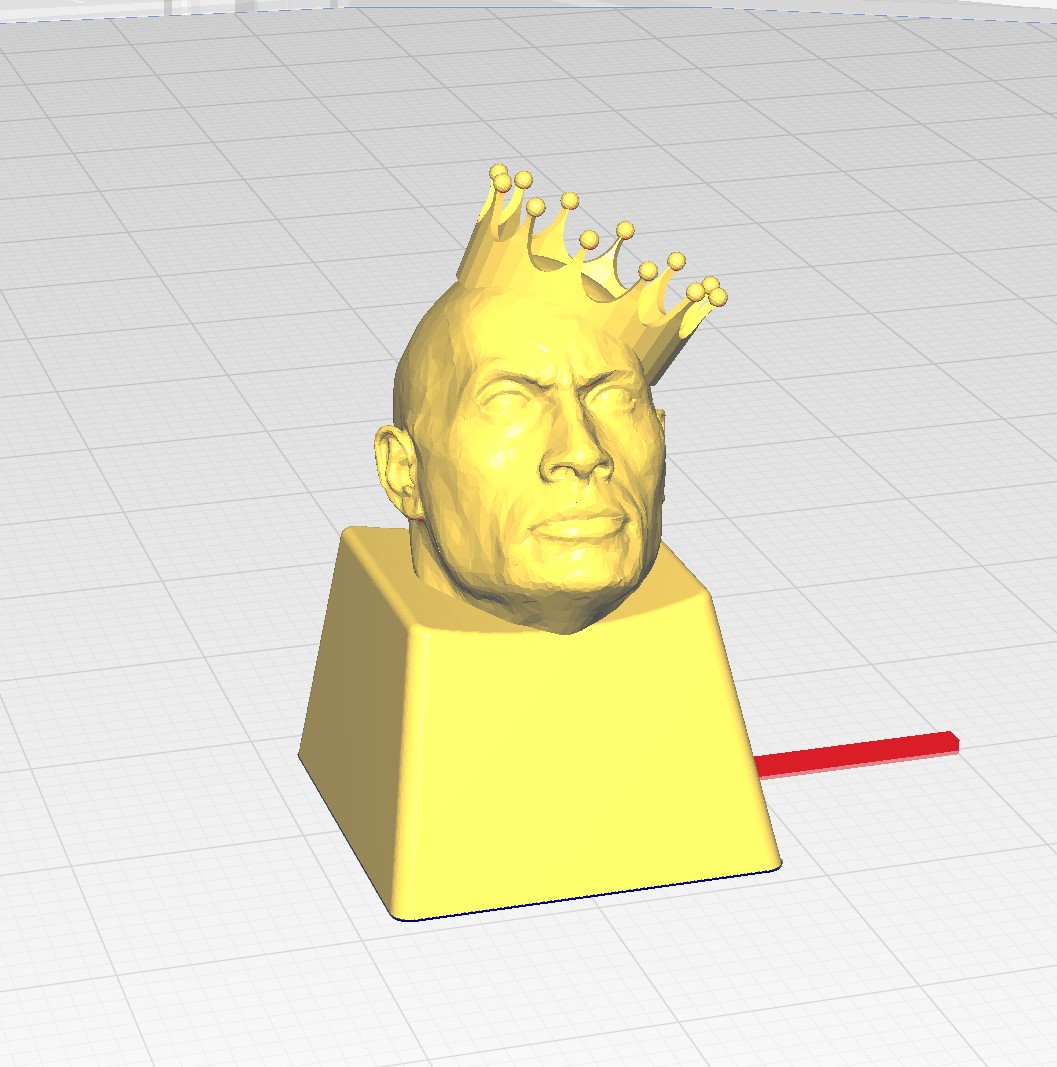 King Rock Key Cap by DODO 3D | Download free STL model | Printables.com