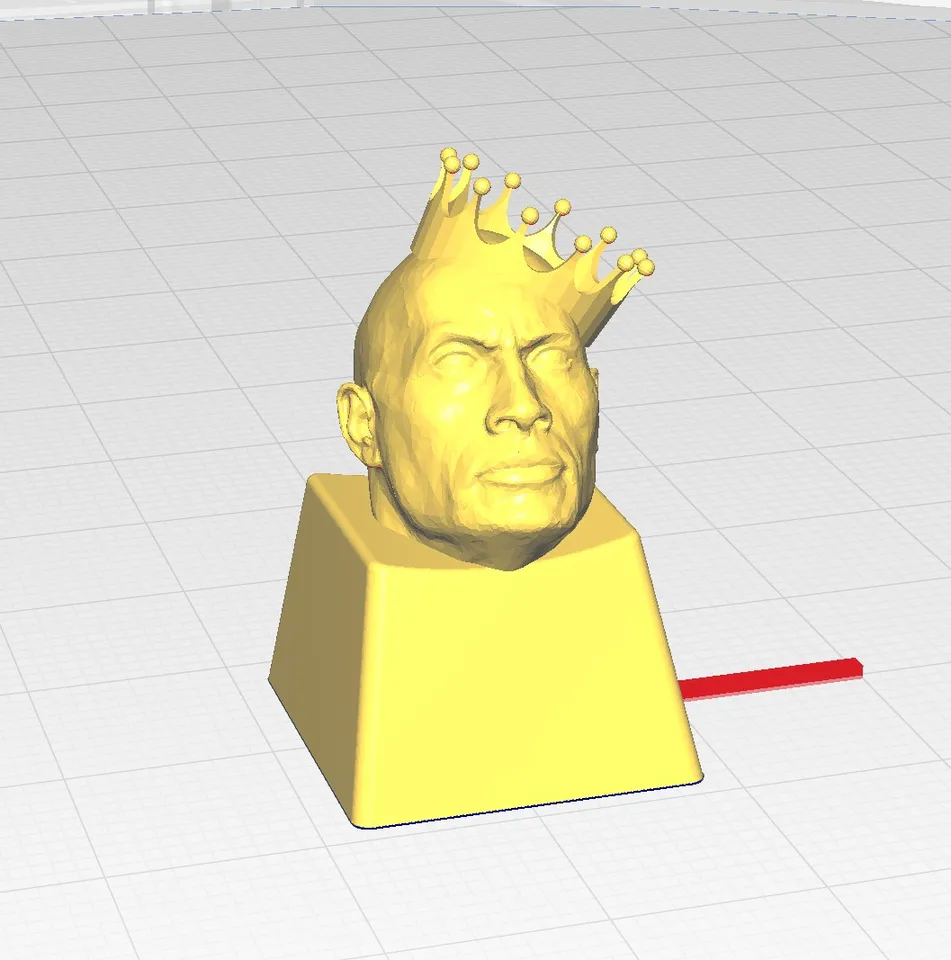 King Rock Key Cap by DODO 3D | Download free STL model | Printables.com