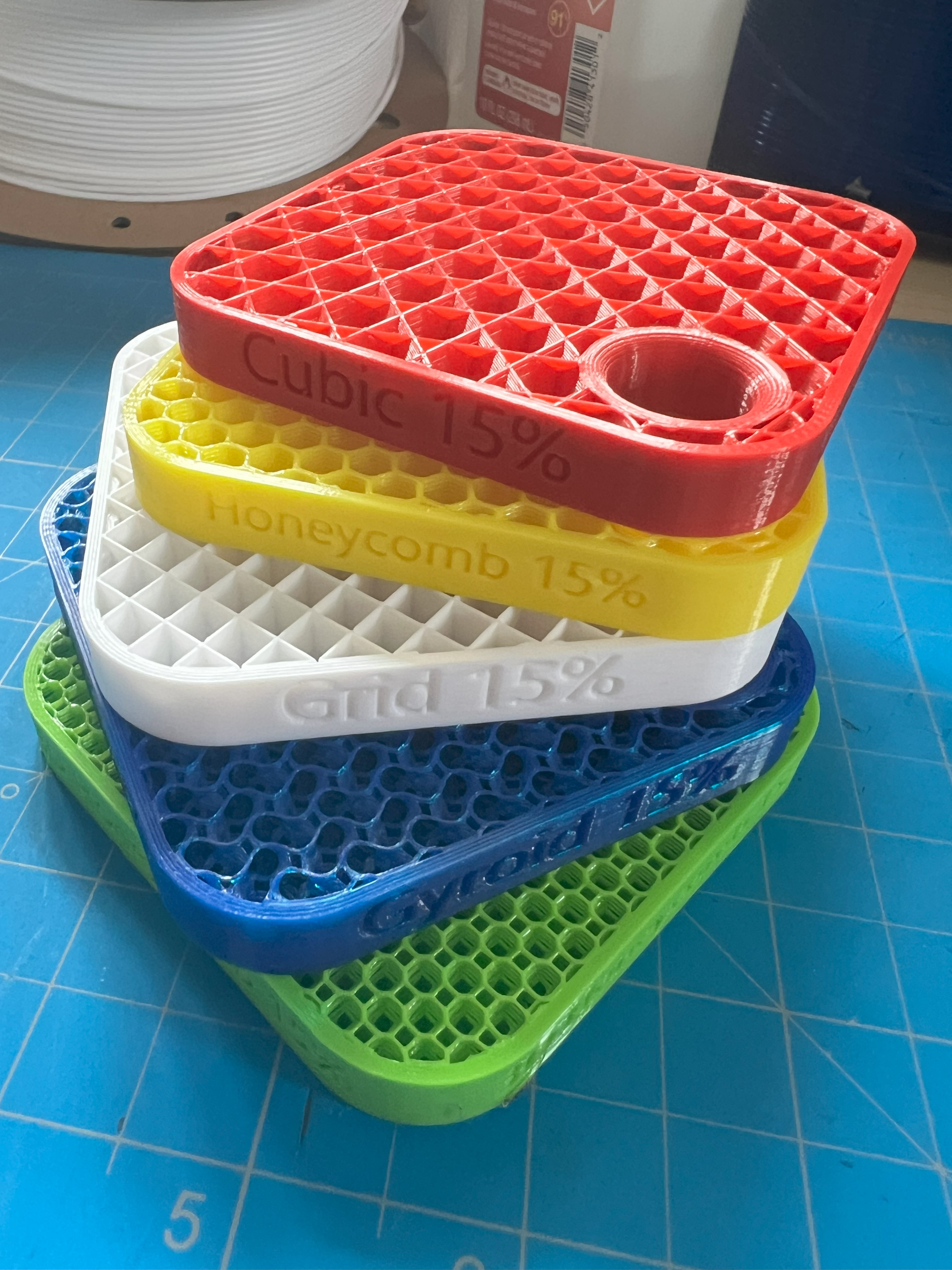 3D Printing Infill Tile Sample Pack by EcoDad | Download free STL model ...