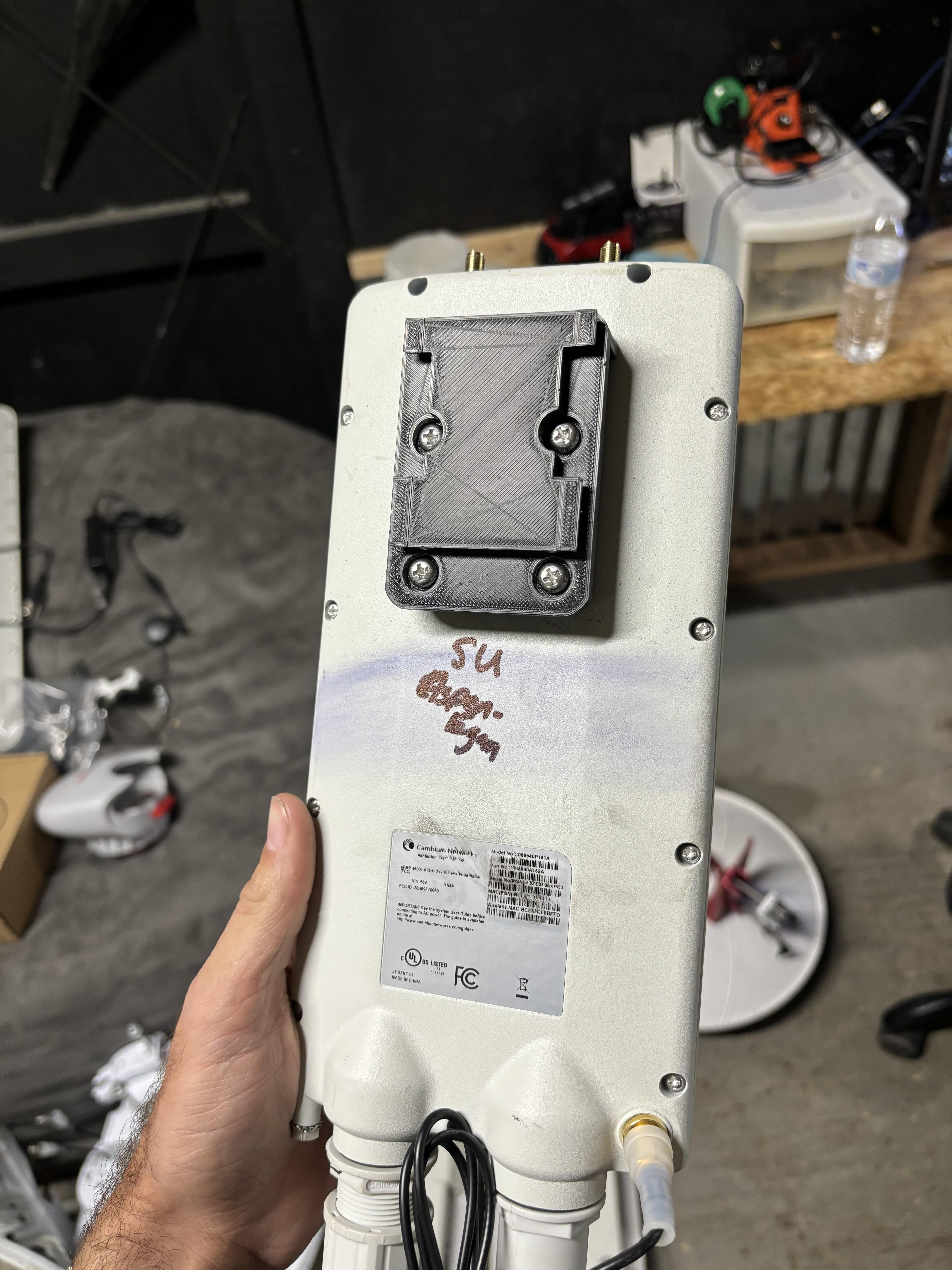 Cambium AP to Ubiquiti Antenna Mount by colt45charlie | Download free ...