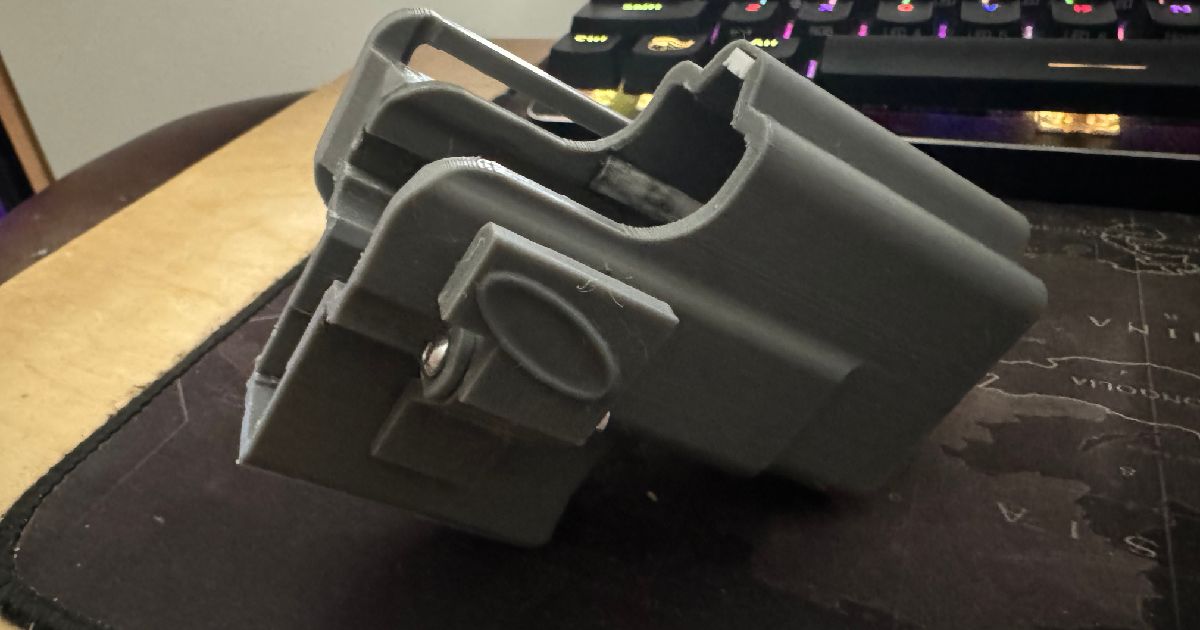 Glock 17 Holster with TPU Bumpers by Micah | Download free STL model ...