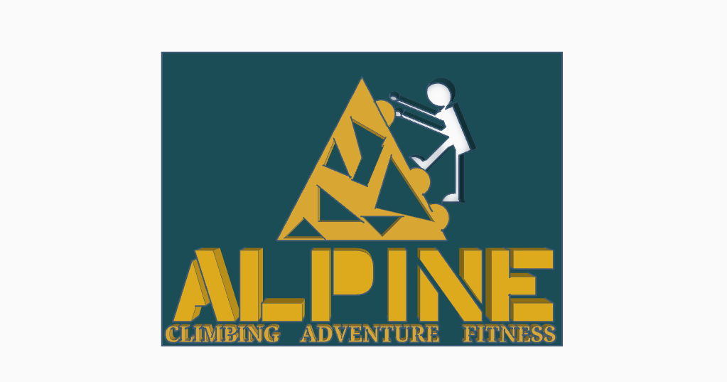 alpine climbing adventure fitness logo by isaiah | Download free STL ...