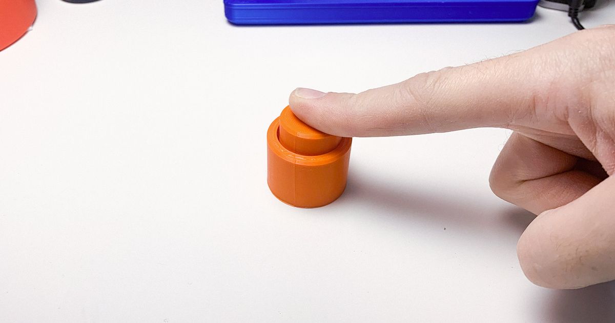 Print in Place Fidget Button by 3D Print It | Download free STL model ...
