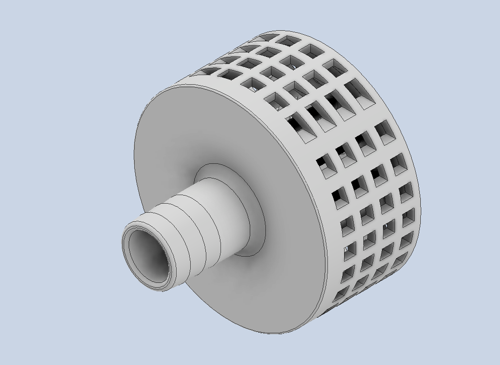 Screen for pump suction by Charles Byram | Download free STL model ...