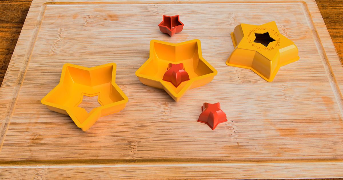 Star mold for cooking by Mo | Download free STL model | Printables.com