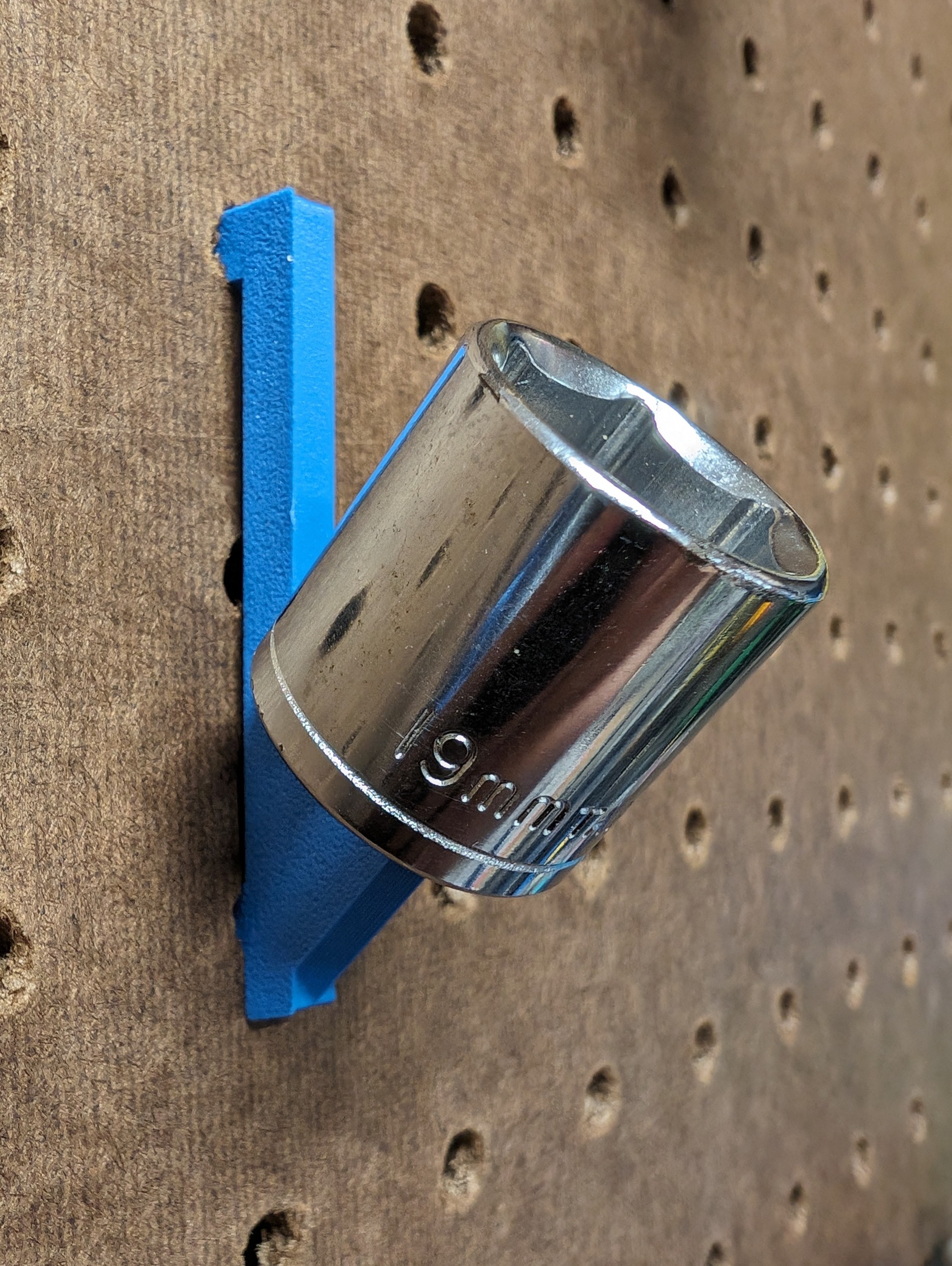 Pegboard Hook for 3/8in socket by SailorJerry | Download free STL model | Printables.com