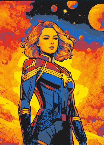 Captain Marvel by julian_nikolovv | Download free STL model ...