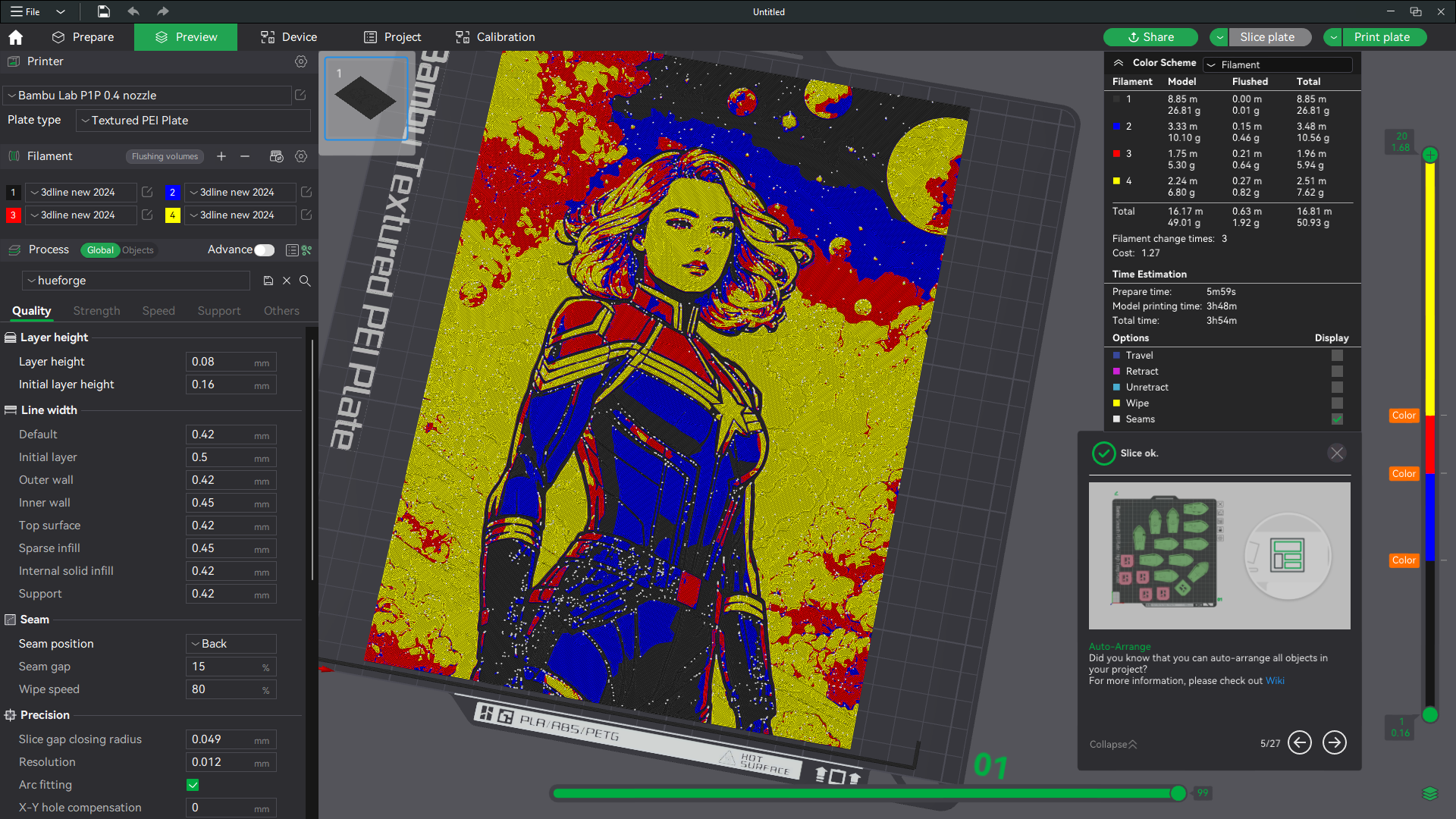 Captain Marvel by julian_nikolovv | Download free STL model ...