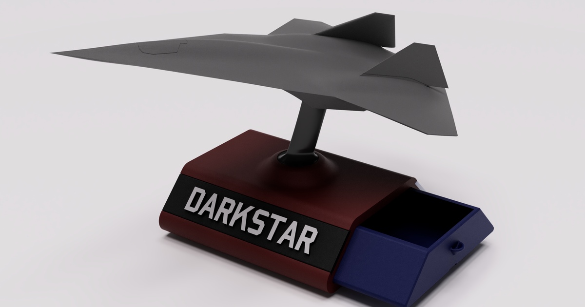 Rotating Desk Model Display / Trophy Stand with Magnetic Drawer and ...