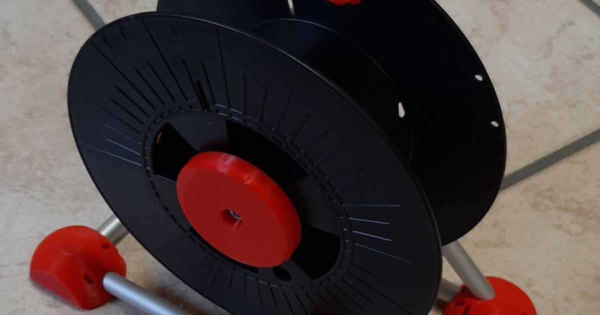 Empty filament spool as cable roll / Spool Holder by Allemool ...