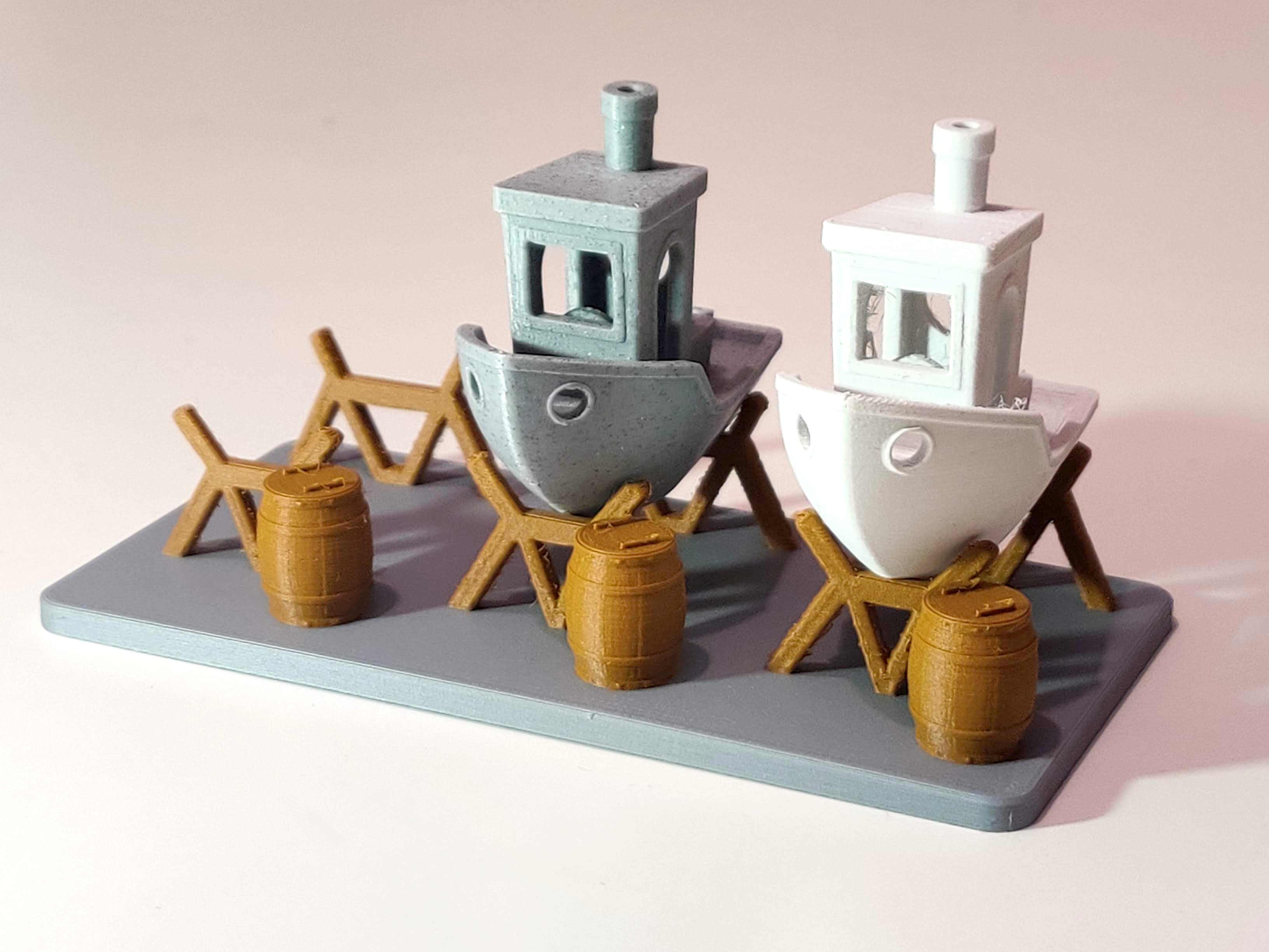 Dry Dock for Three Benchies by zoltanf | Download free STL model ...