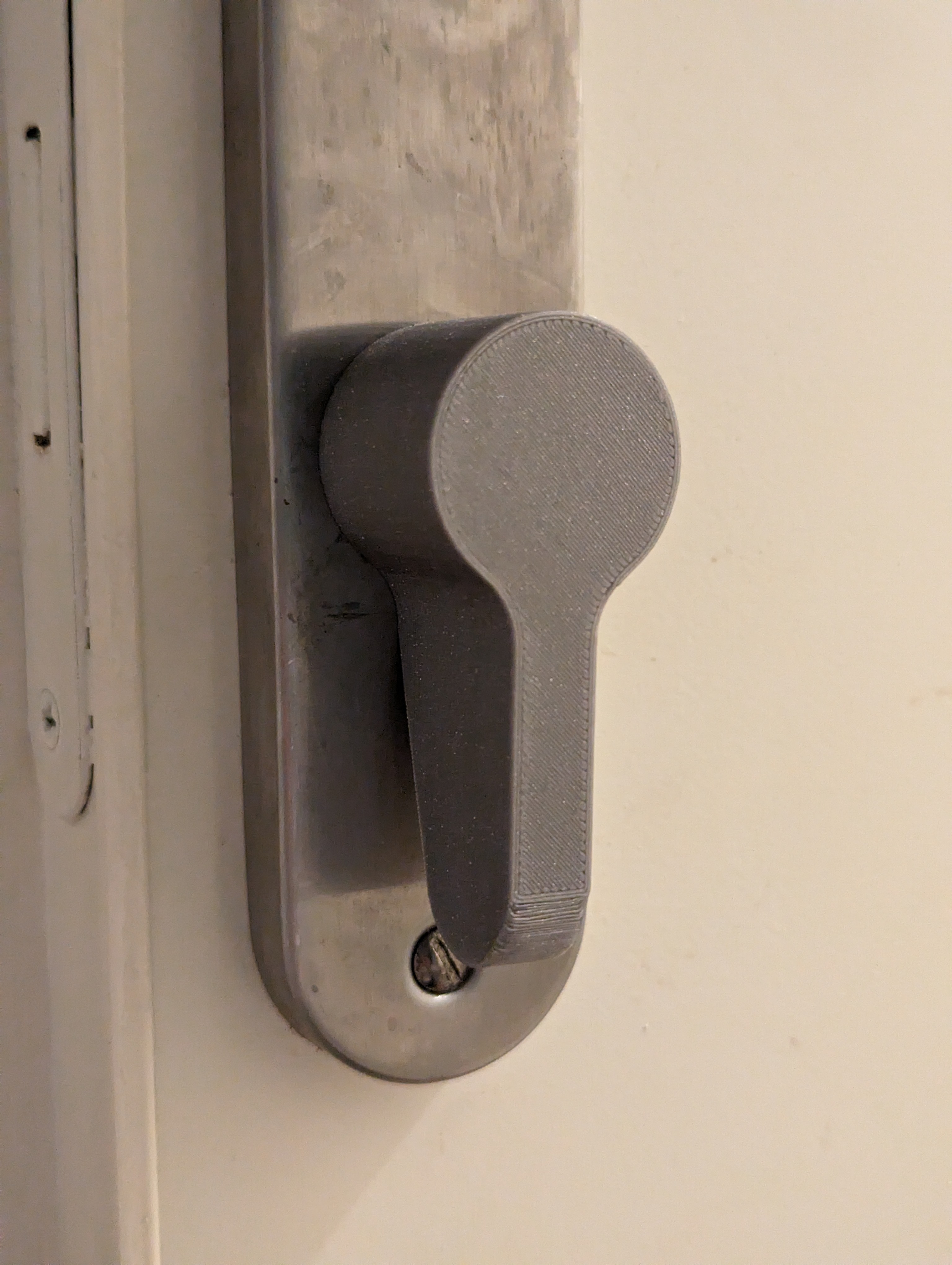 Toilet door lock extender by clement0635 | Download free STL model ...