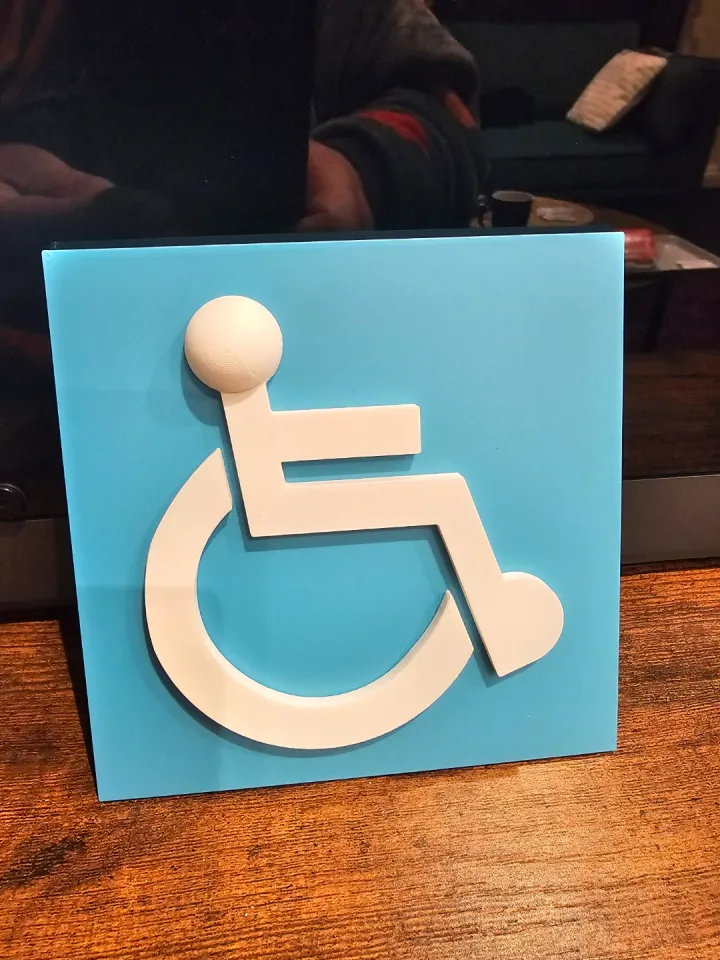 Blue badge display by john nixon | Download free STL model | Printables.com