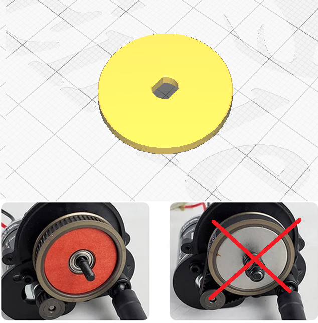 Smaller Slipper Plate for SCX10 Crawler Belt Drive Transmission by ...