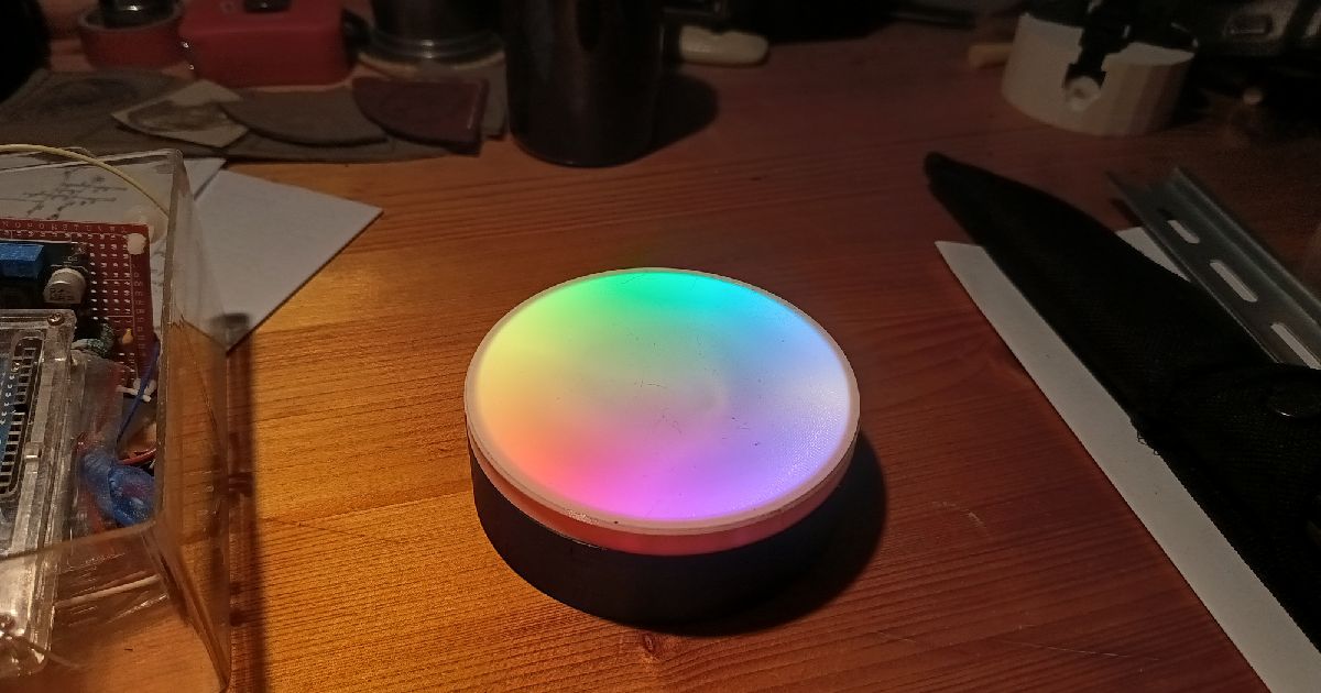 Hookah (puck) light - WLED by Jendam99 | Download free STL model ...