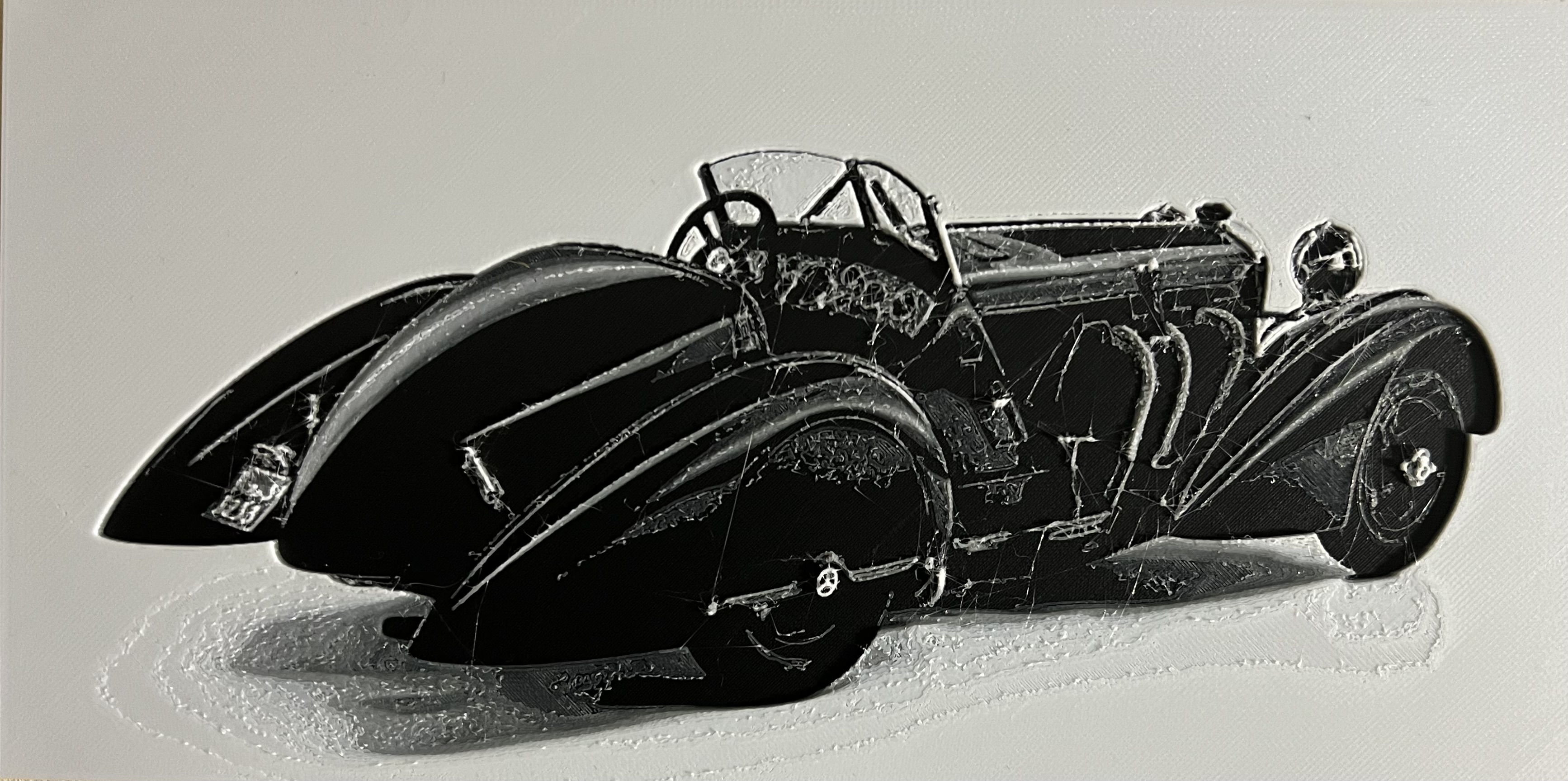 Mercedes-Benz SSK Black Prince (1934) by R.R. | Download free STL model ...