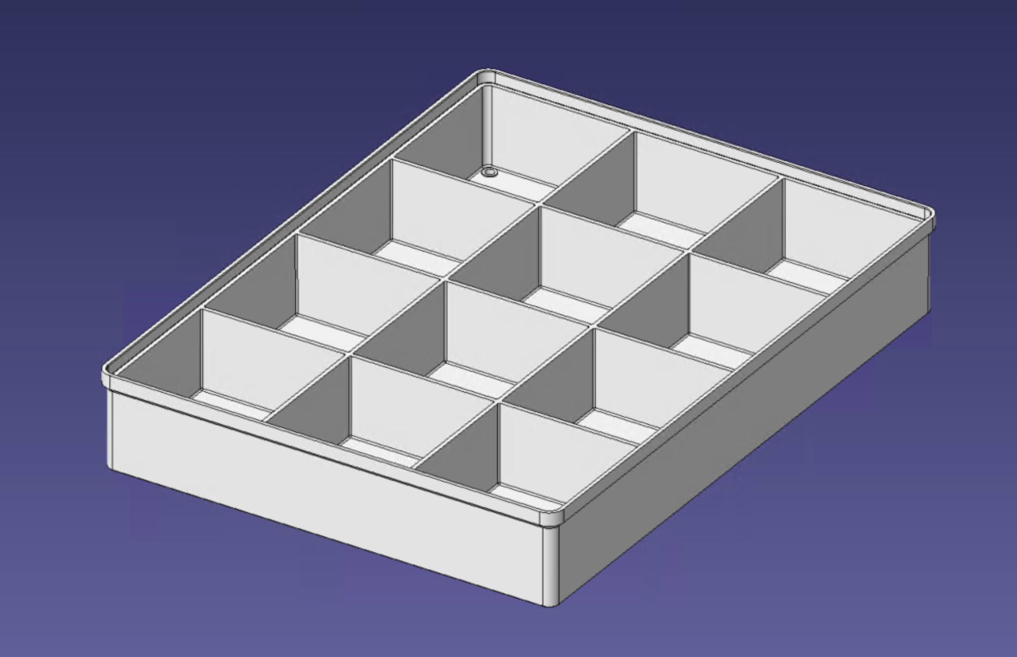 3x4 units, half height, 3x4 grid Stackable Insertbox by Bodo | Download ...