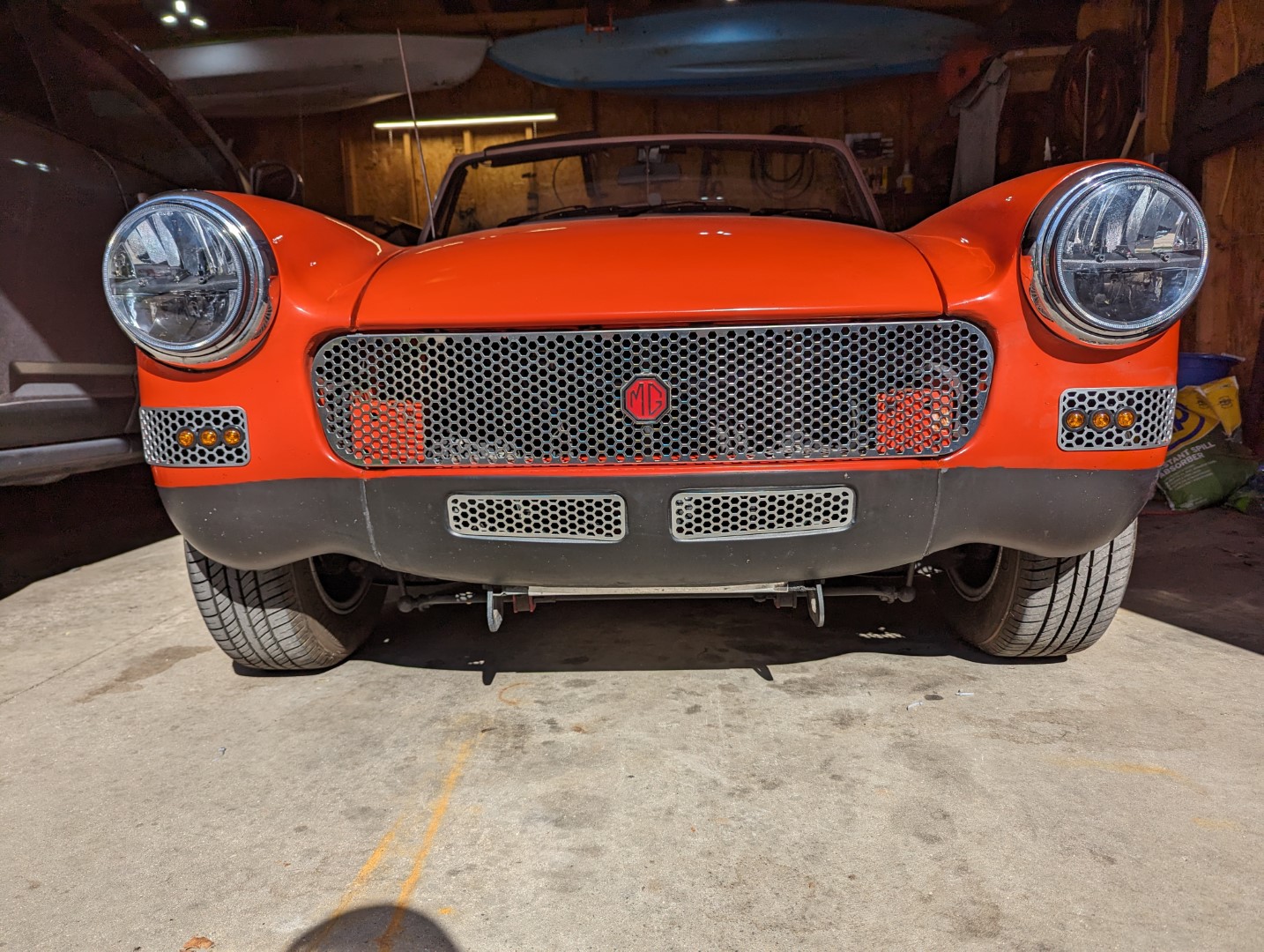 MG Midget 1500 - Front Cowl Lower Cutout Fillers by Kevin Wells ...