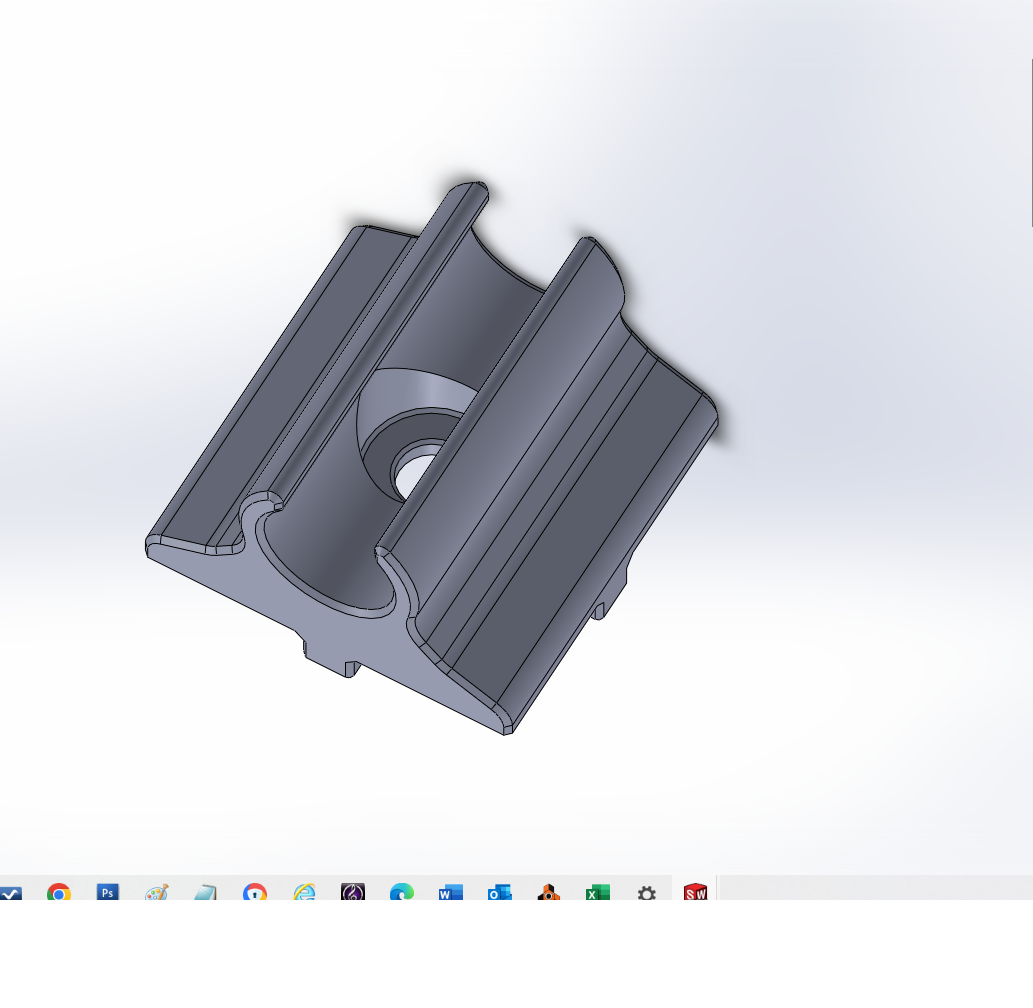 Thule awning hand crank storage clip for 40-series 8020 rails by phiba ...