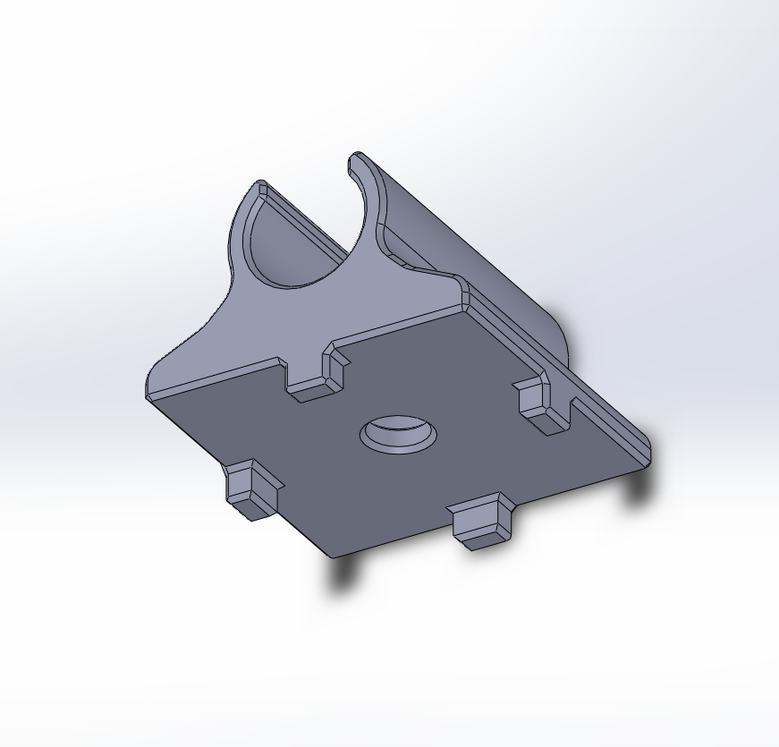 Thule awning hand crank storage clip for 40-series 8020 rails by phiba ...