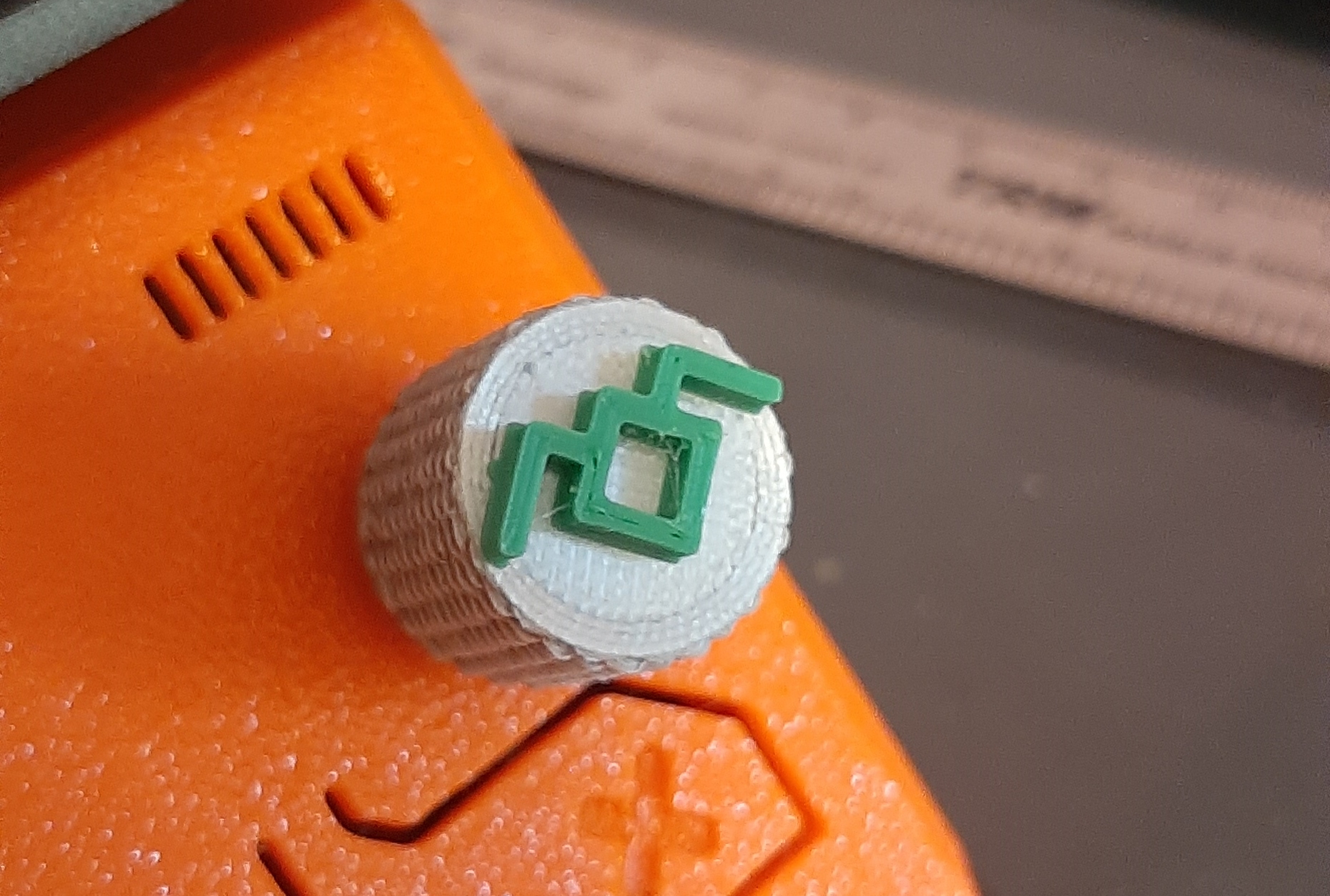 Twin Peaks Owl knurled potentiometer knob, 6mm ID, printer knob by ...