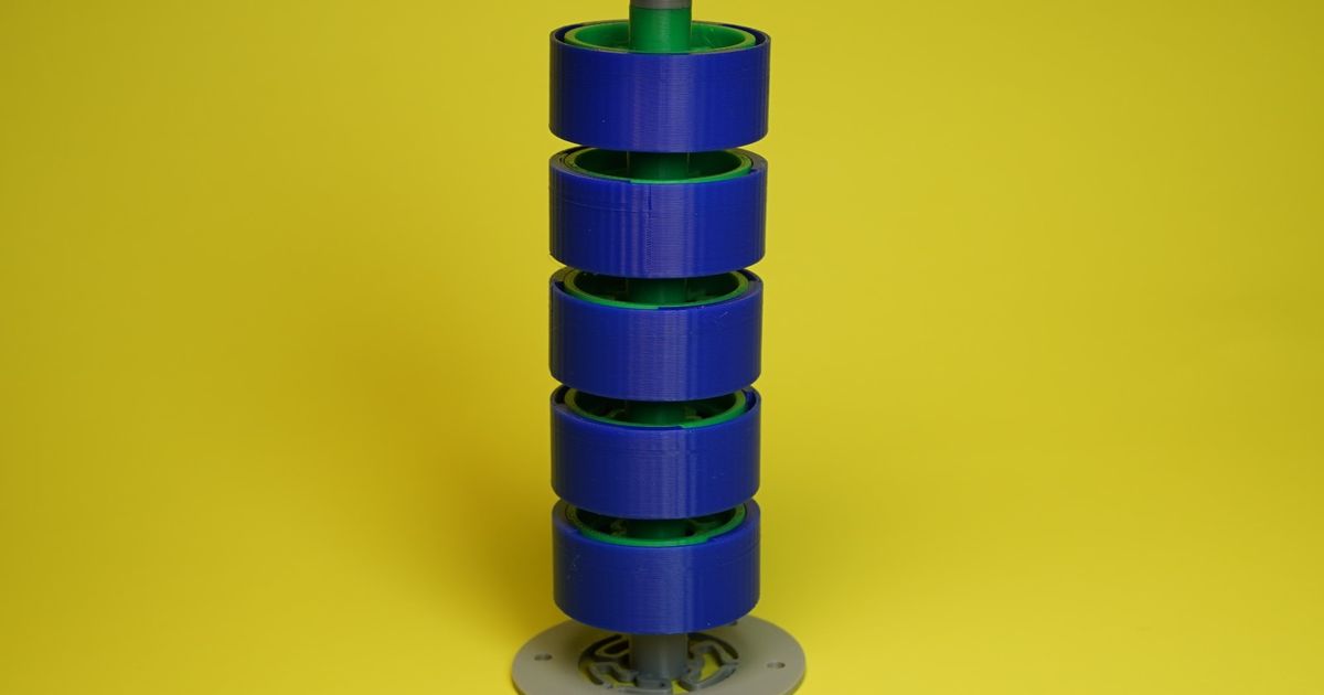 Stacking Compliant Spring(V1) by StrangeCraft | Download free STL model ...