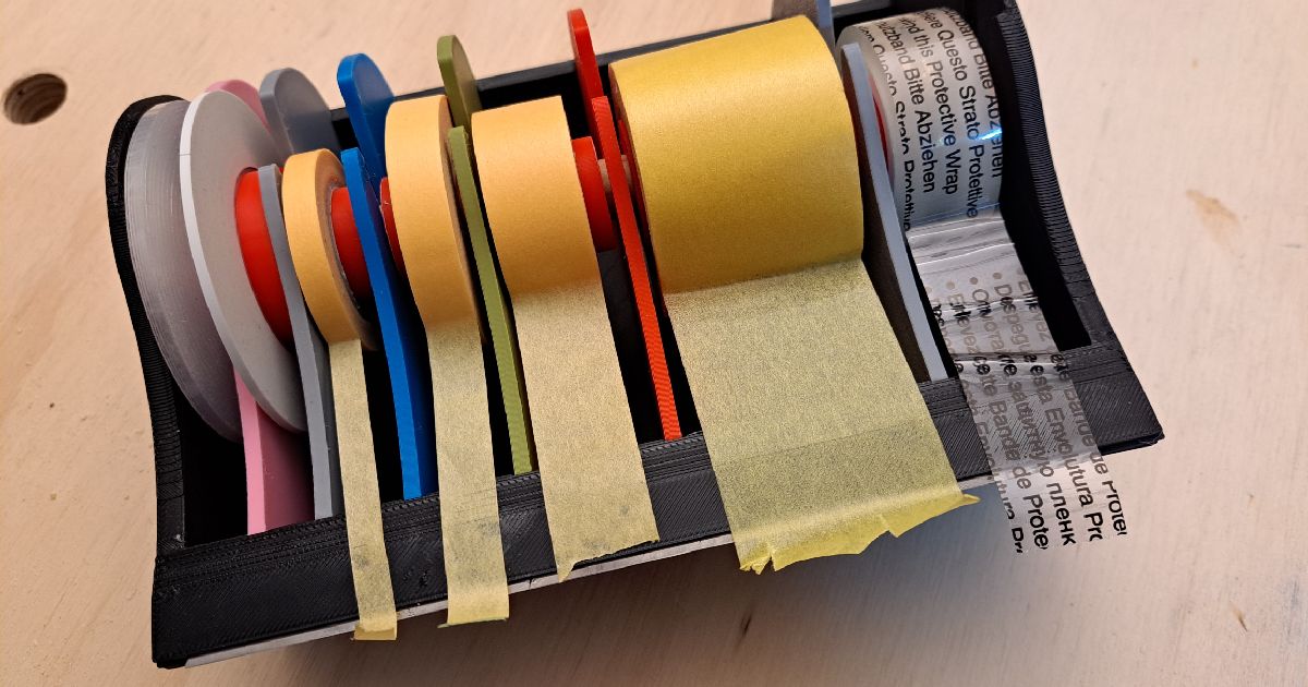 Modular Multi-tape dispenser autorstwa brettkp | Pobierz darmowy model ...