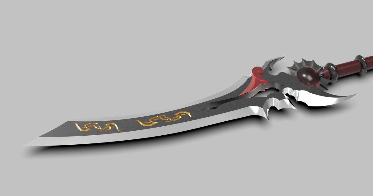 War scythe Evil Annihilation by KalDan | Download free STL model ...