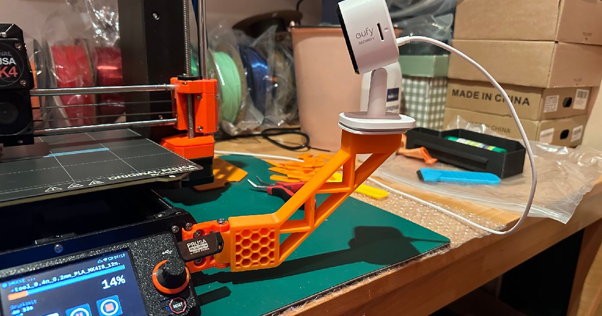 Eufy C120 Camera mount by Kellenmann | Download free STL model ...