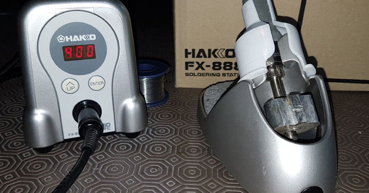 filament joiner made with a soldering station by freedom2000 | Download free STL model ...