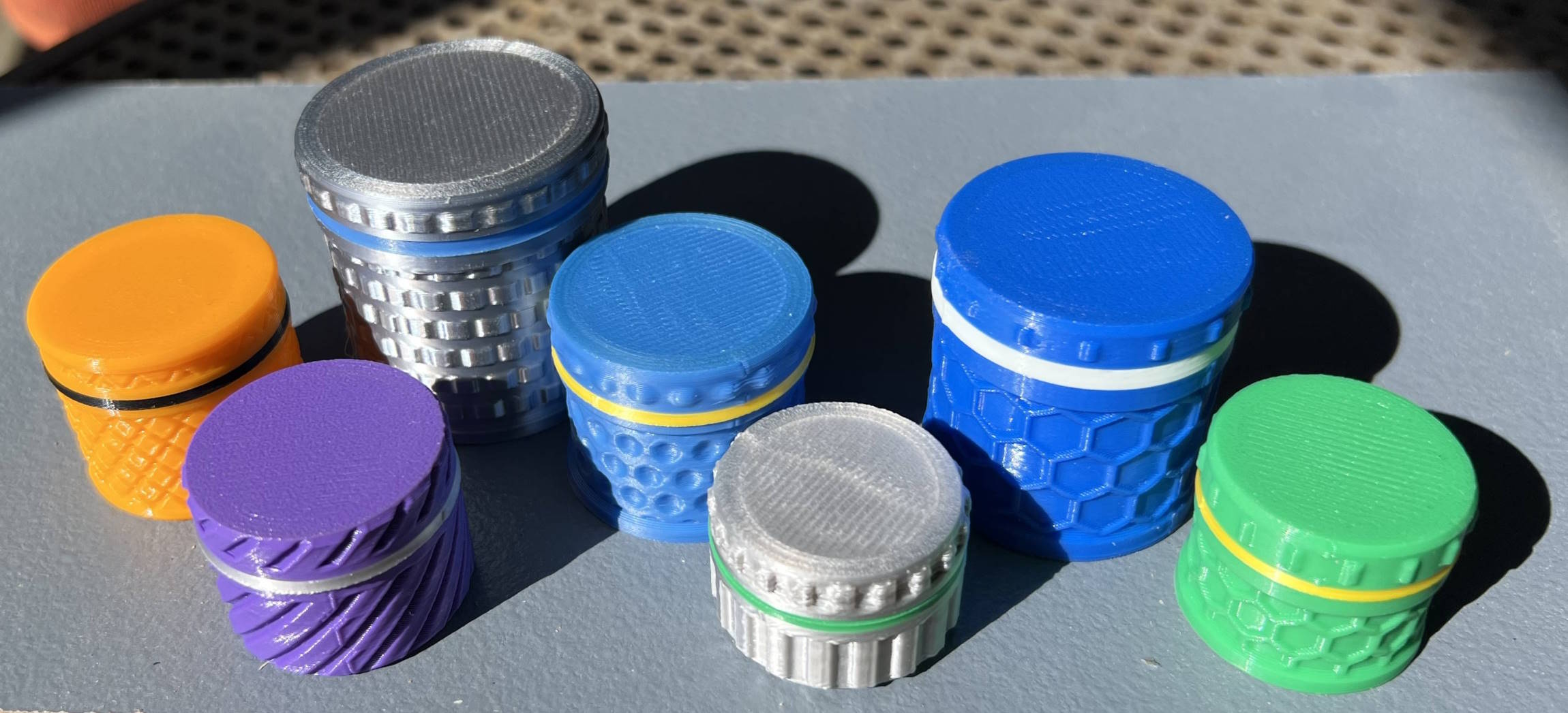 Containers with Threaded Lids - Multiple Styles by Timinator | Download ...