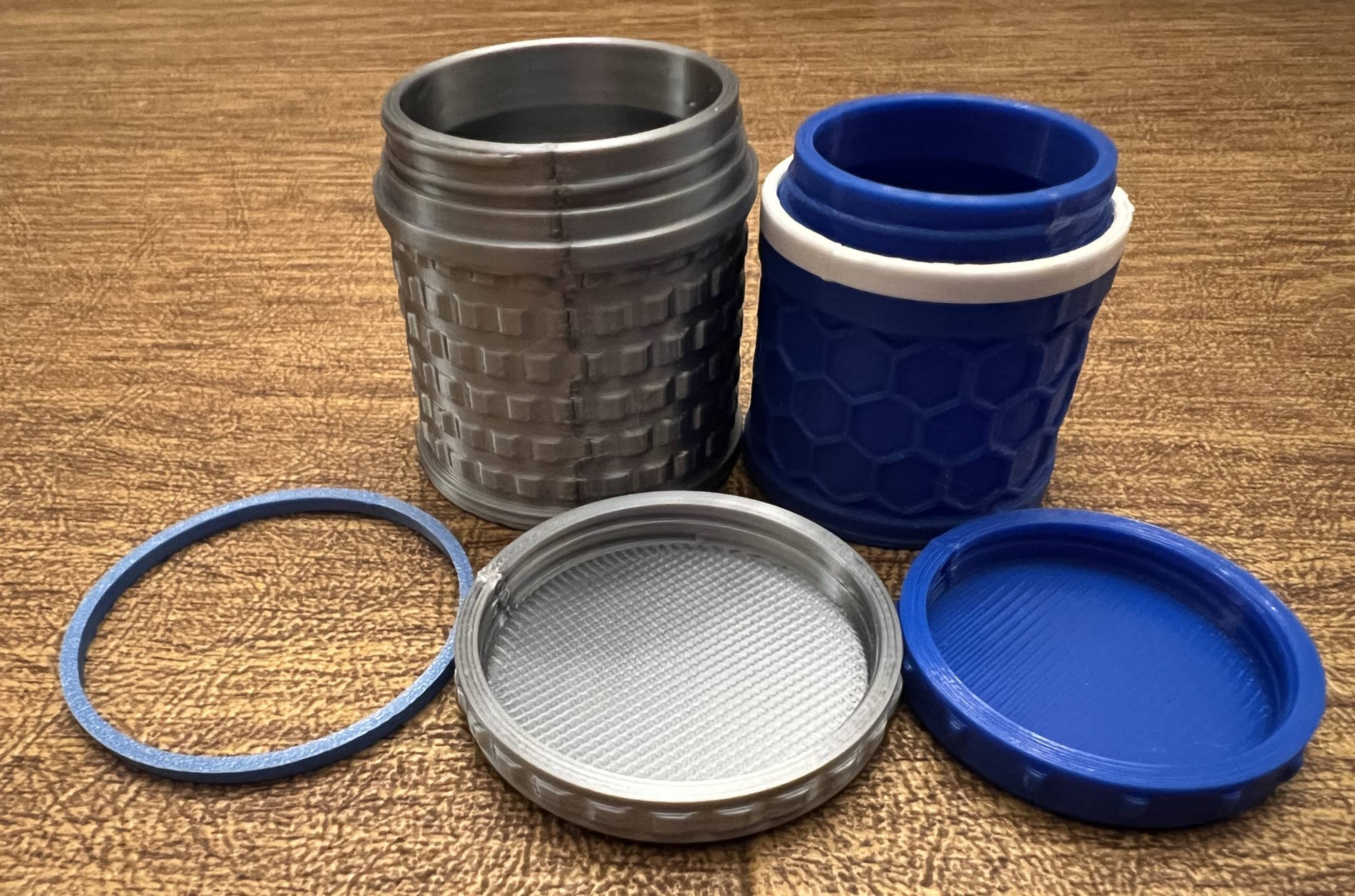 Containers with Threaded Lids - Multiple Styles by Timinator | Download ...