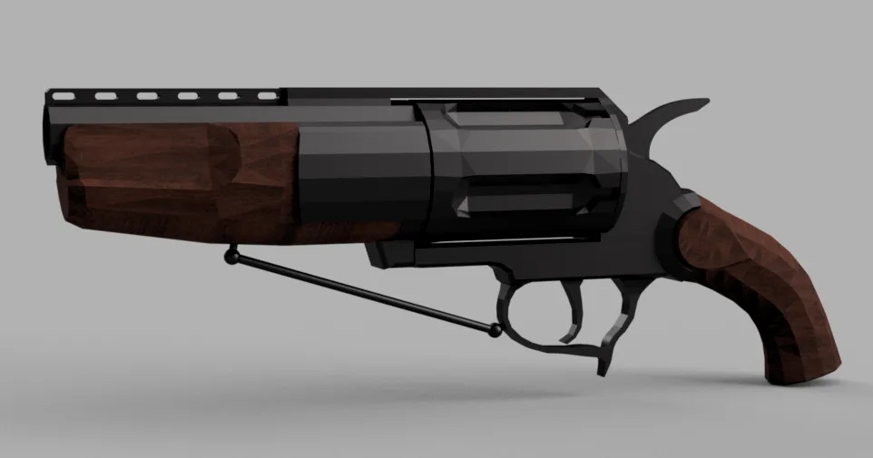 The Ghoul's Revolver - Fallout Show (Cooper Howard) by The 3D Printing ...