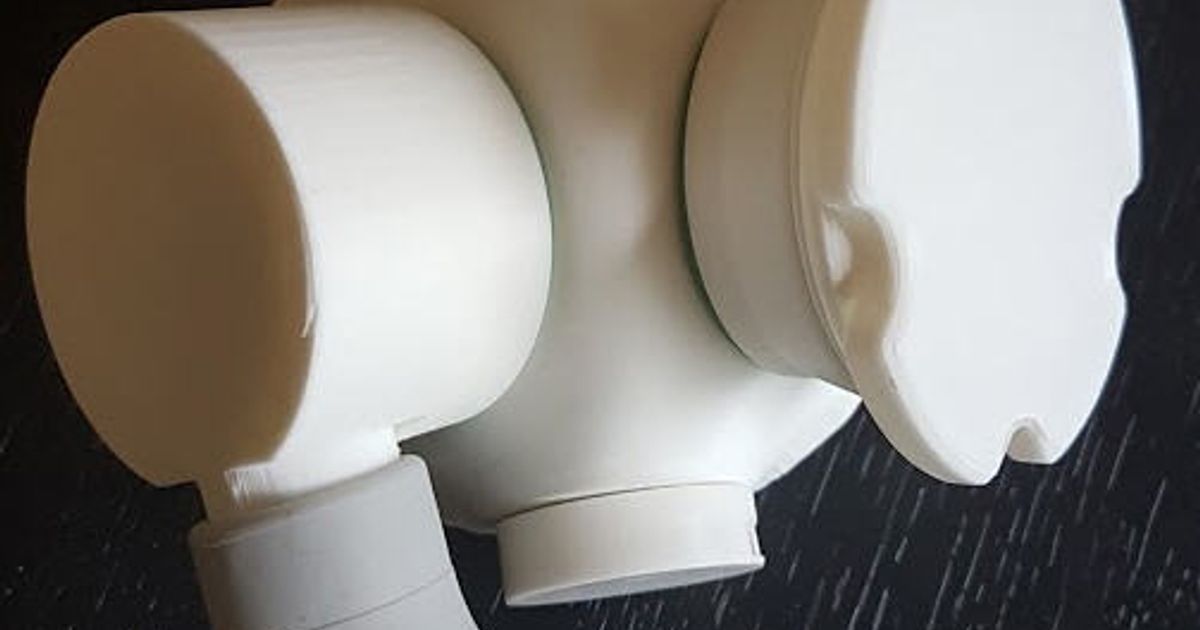 CPAP adapter for 3D printed mask by freedom2000 | Download free STL ...