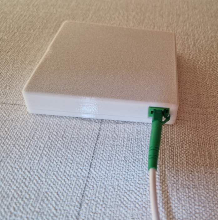 Glass fiber, LC/APC wall box by boso | Download free STL model ...