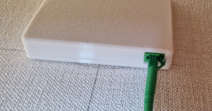 Glass fiber, LC/APC wall box by boso | Download free STL model ...