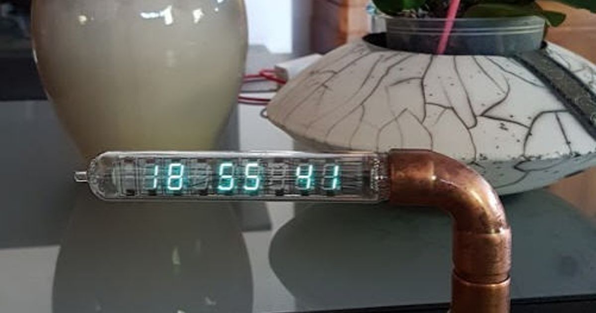 IV18 steampunk VFD nixie clock : Open design challenge ! by freedom2000 ...