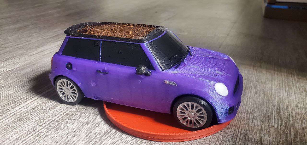 Mini Cooper Planter With Tray by Carpe Universum | Download free STL ...