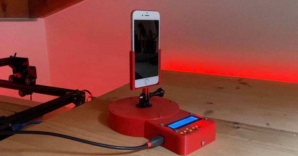 360 timelapse arduino slider by andrea biancotto | Download free STL ...