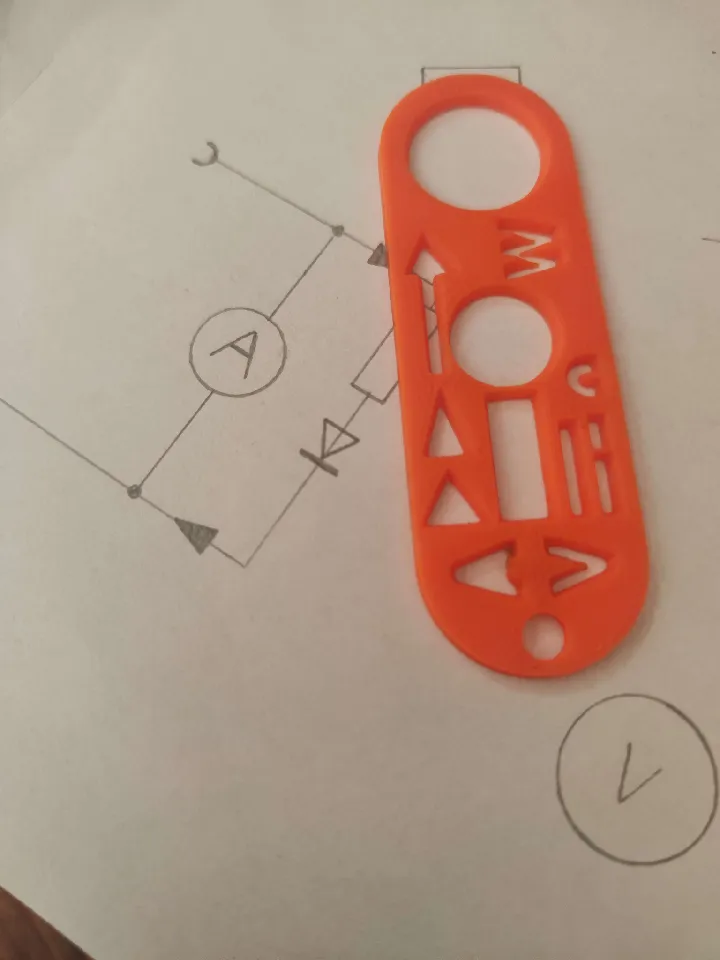 Electrical Diagrams Template by Wilda | Download free STL model ...