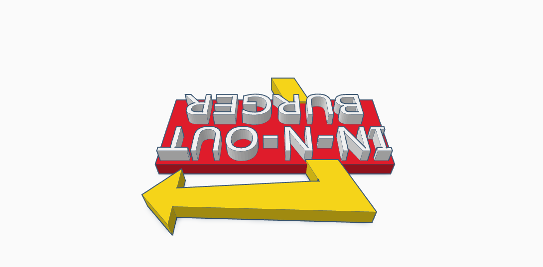 IN-N-OUT logo by isaiah | Download free STL model | Printables.com