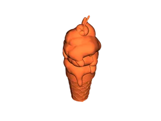 Ice Cream Cone by Angelix | Download free STL model | Printables.com
