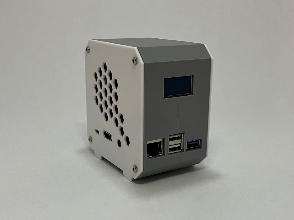 ROC-RK3328-CC (Renegade) Mini PC Case With OLED Stats Display by Krazy ...