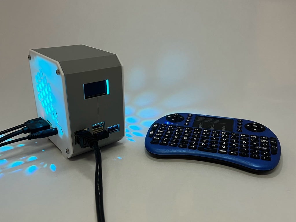 ROC-RK3328-CC (Renegade) Mini PC Case With OLED Stats Display by Krazy ...
