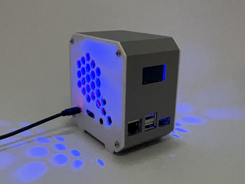 ROC-RK3328-CC (Renegade) Mini PC Case With OLED Stats Display by Krazy ...