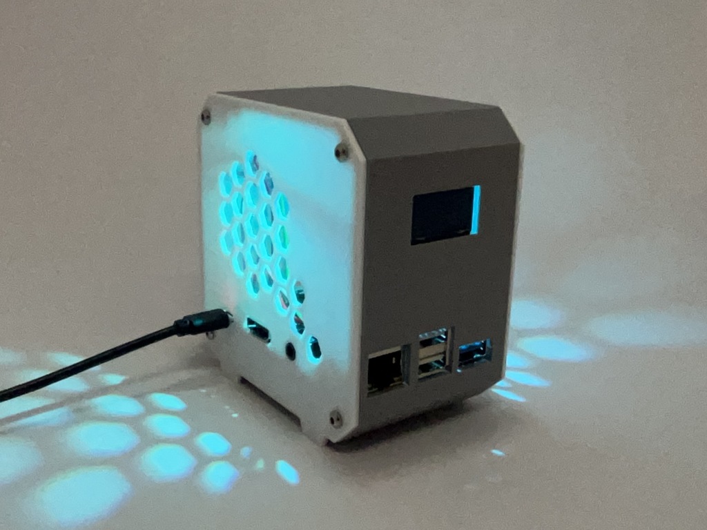 ROC-RK3328-CC (Renegade) Mini PC Case With OLED Stats Display by Krazy ...