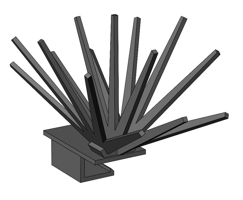 Bird Deterrent Spikes by Panarea | Download free STL model | Printables.com